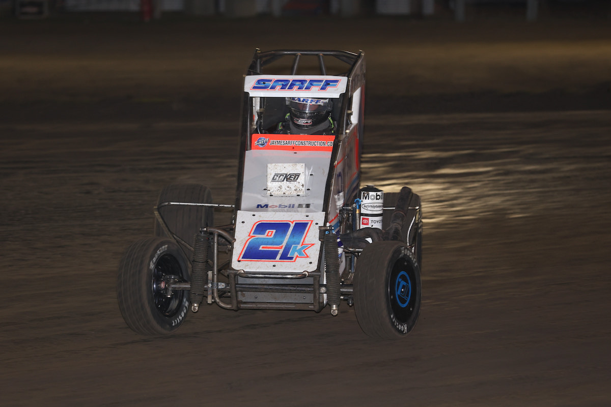 Sarff Stars In Farmer City Midget Run - SPEED SPORT