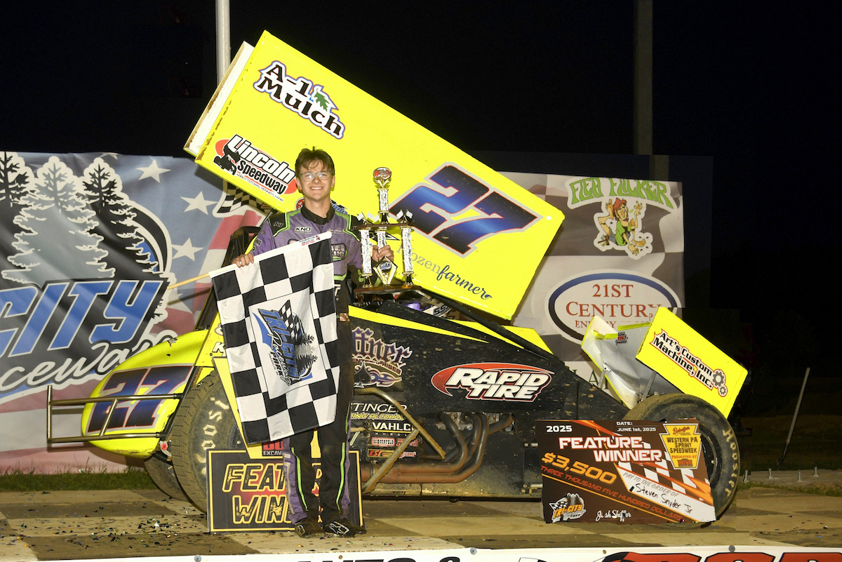 Steven Snyder Jr. Gets First 410 Sprint Car Victory - SPEED SPORT
