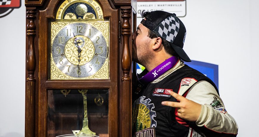 Another Grandfather Clock For Landon Pembelton - SPEED SPORT